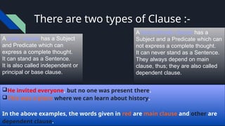 Clauses and Sentences.pptx........................ | PPT