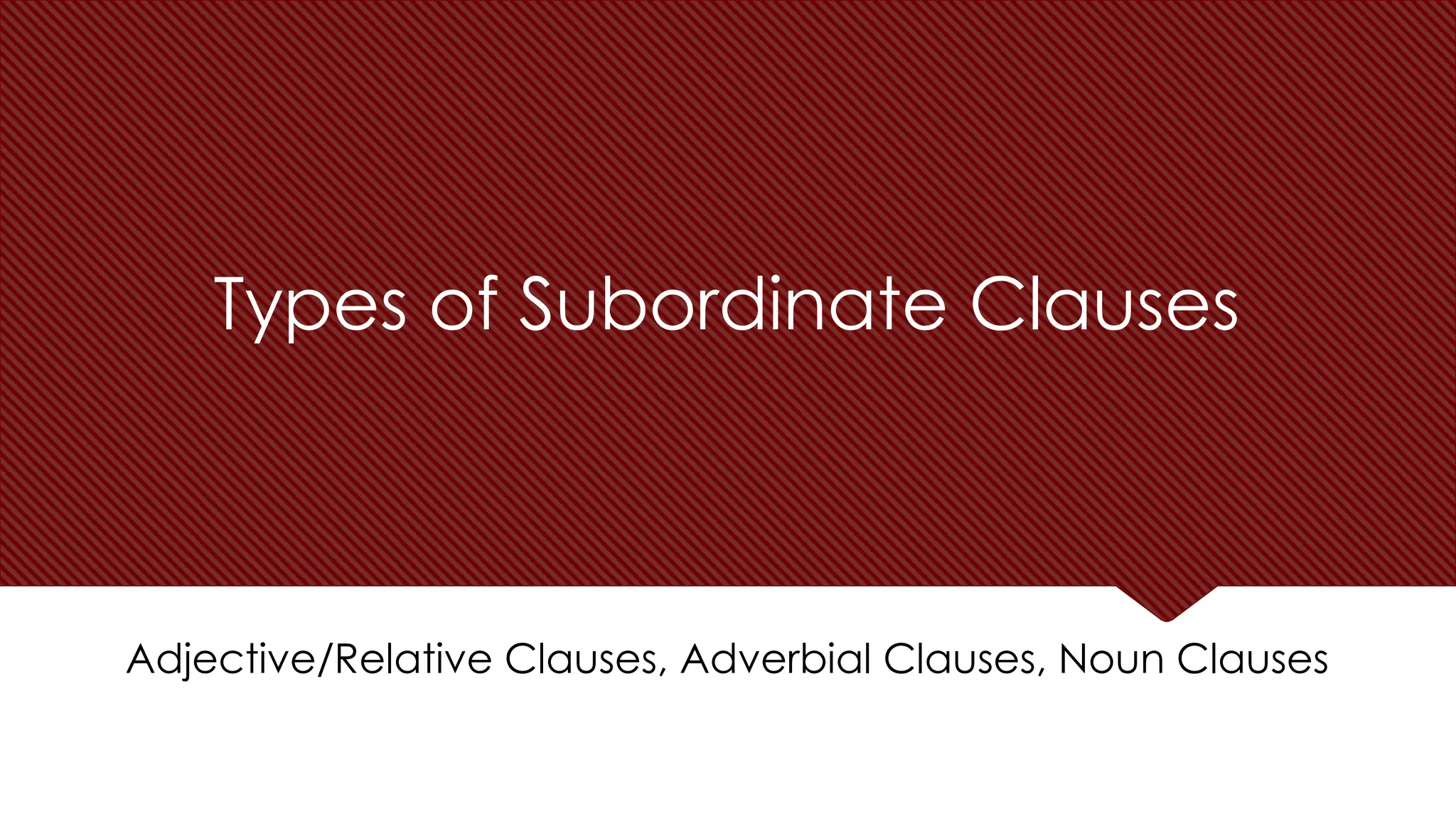Clauses and Sentences - Structure of English | PPTX