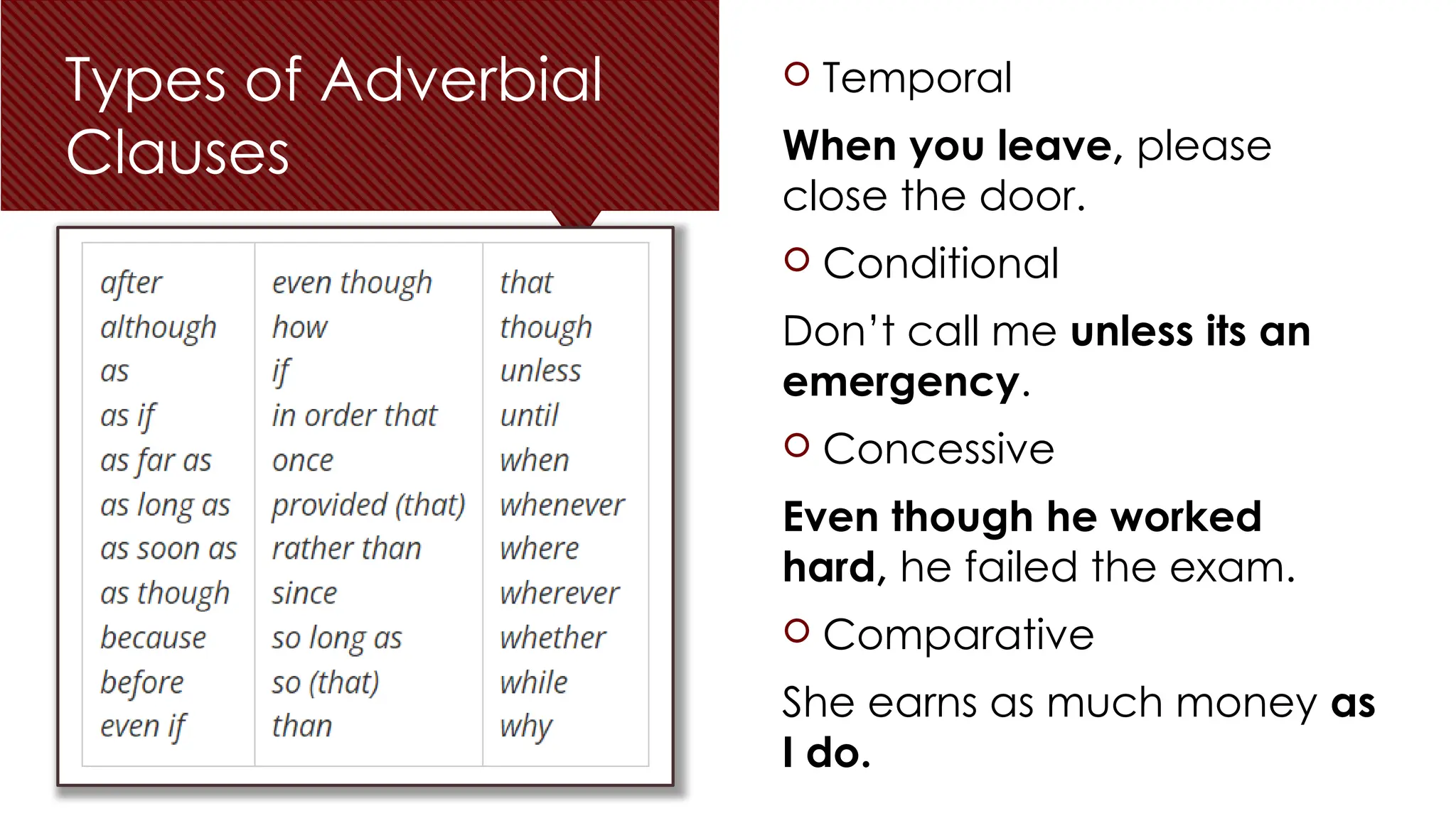 Clauses and Sentences - Structure of English | PPTX