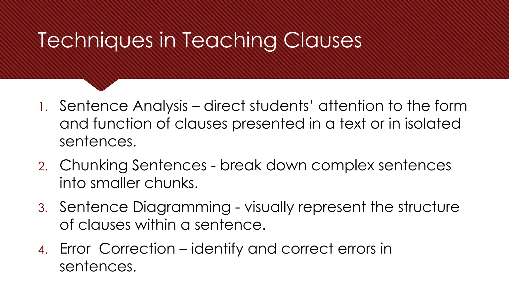 Clauses and Sentences - Structure of English | PPTX | Programming Languages | Computing