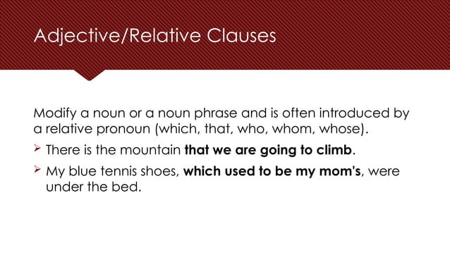 Clauses and Sentences - Structure of English | PPTX | Programming ...