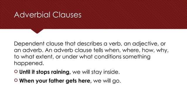 Clauses and Sentences - Structure of English | PPTX | Programming Languages | Computing