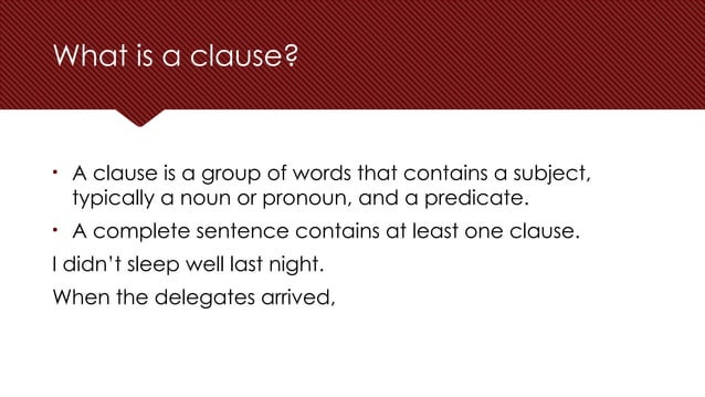 Clauses and Sentences - Structure of English | PPTX | Programming Languages | Computing
