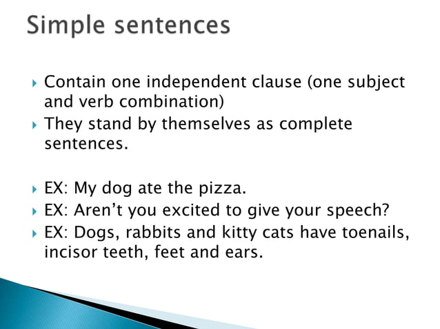 Clauses and sentence types lesson.ppt