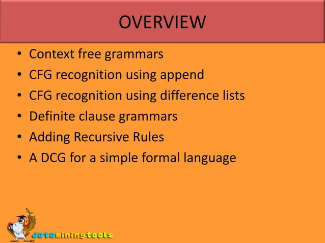 Prolog Clauses Grammer In Prolog Ppt