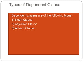 Clauses hierarchy | PPT