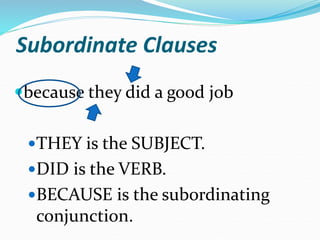 Clauses and Phrases definition adnd explanation | PPT