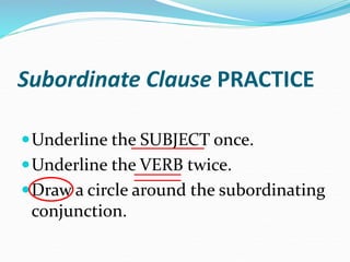 Clauses and Phrases definition adnd explanation | PPT