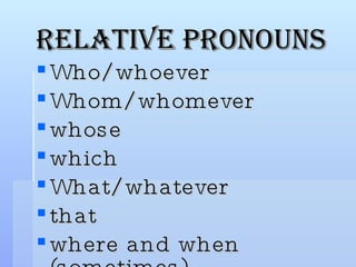 Clauses Powerpoint | PPT