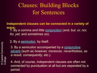 Clauses powerpoint | PPTX | Internet | Computing