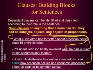 Clauses powerpoint | PPTX