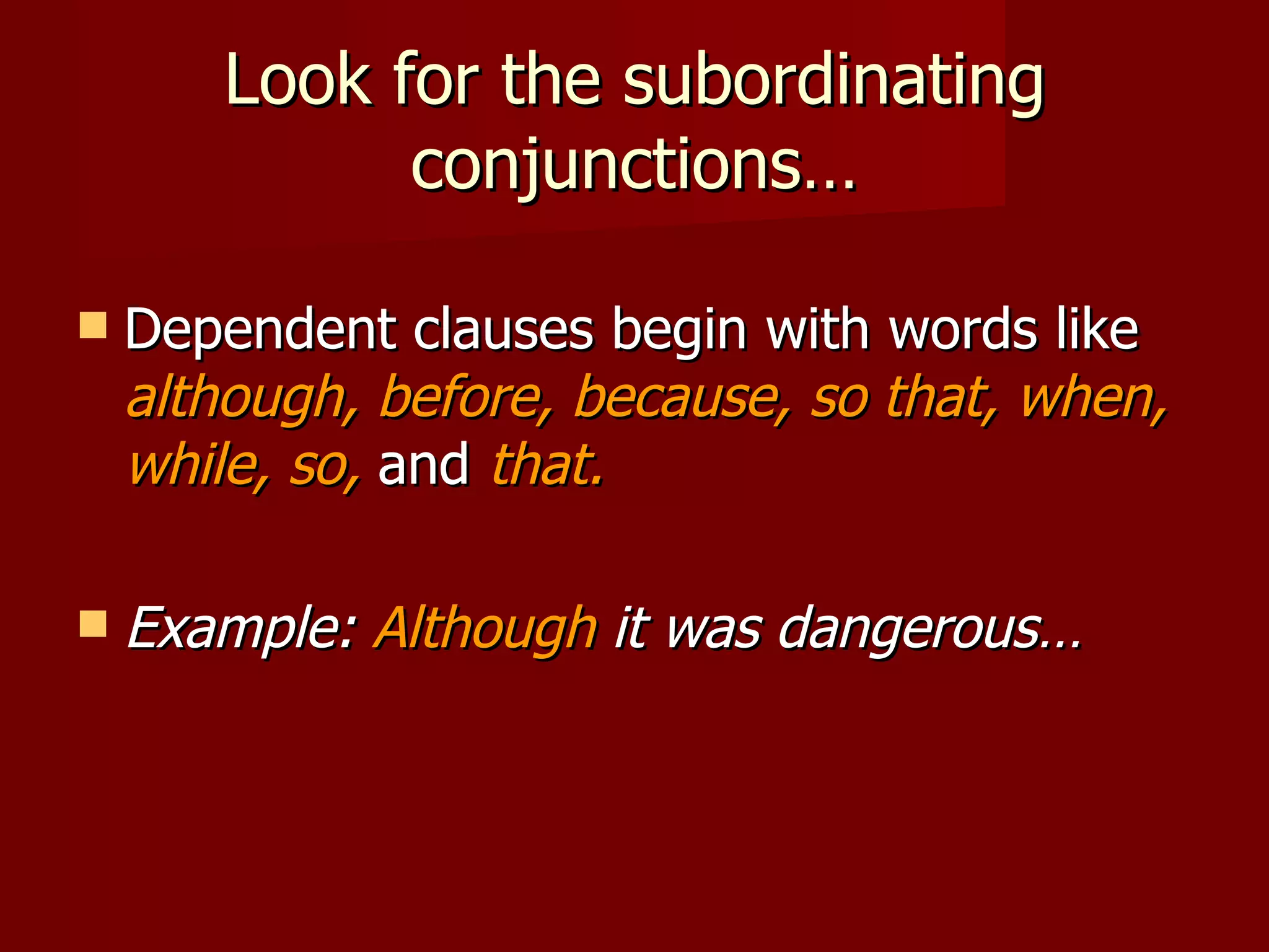 Clauses power point | PPT