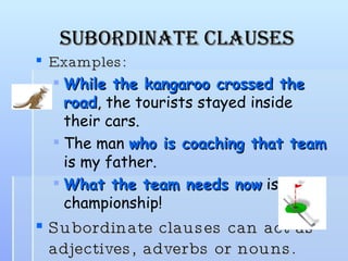 8P Introduction to Clauses | PPT