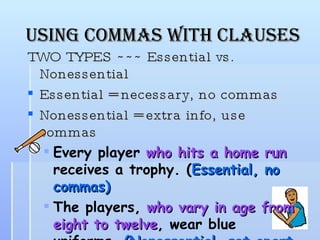 8P Introduction to Clauses | PPT