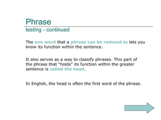 Clause vs phrase | PPT