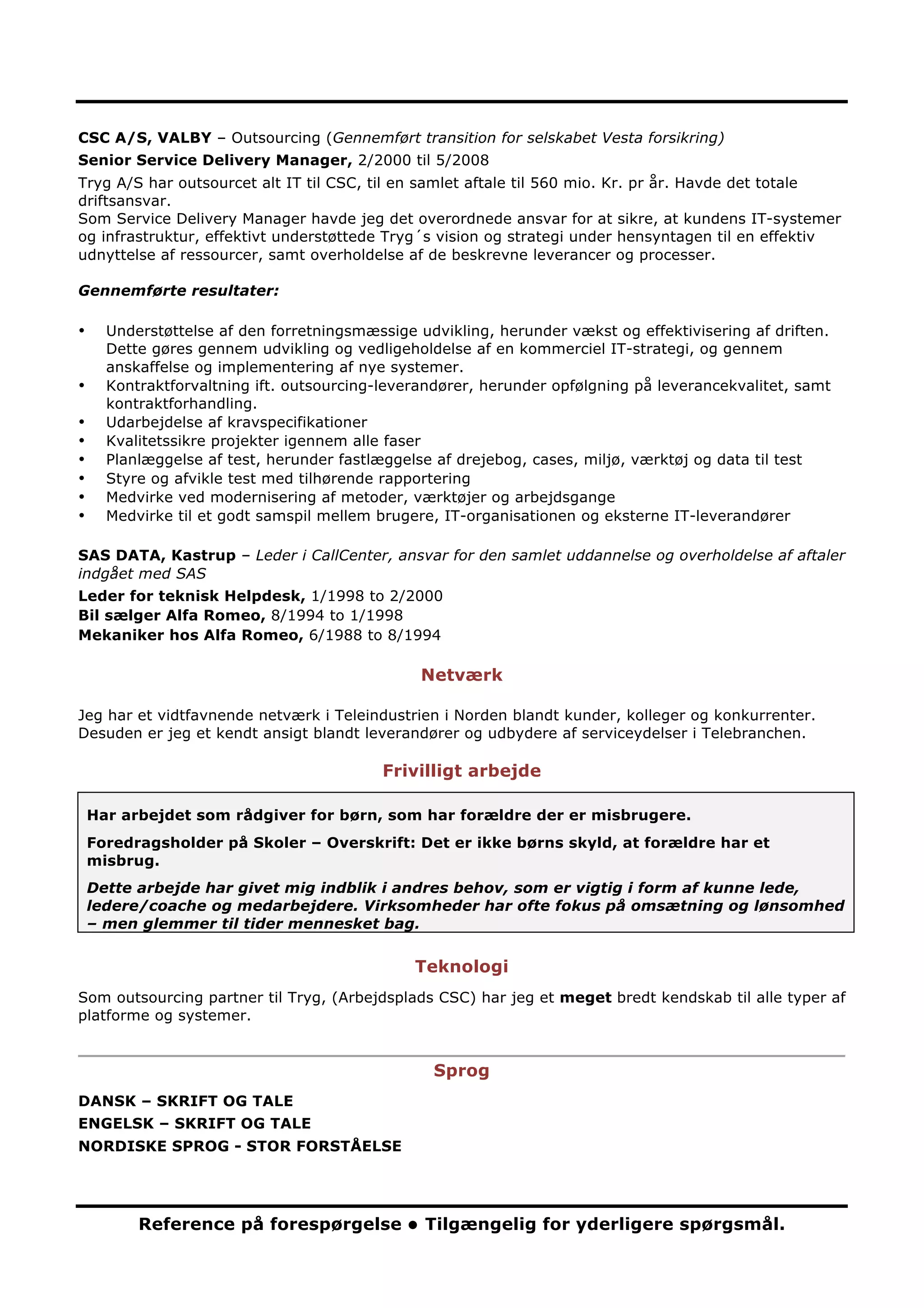 Claus heine cv | PDF