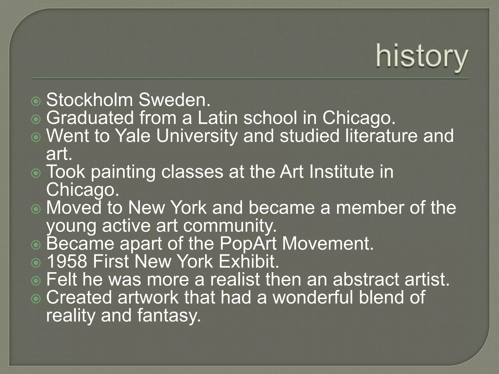 Claus oldenburg | PPTX