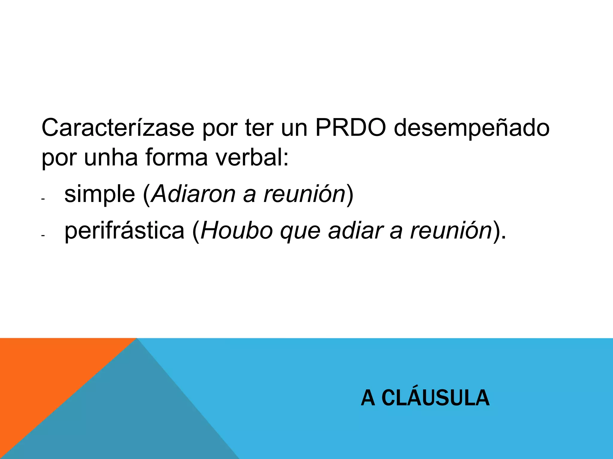 Clausula funcions primarias | PPTX