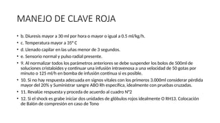 CLAVE OBSTETRICA ROJA HEMORRAGIA OBSTETRICA | PPTX