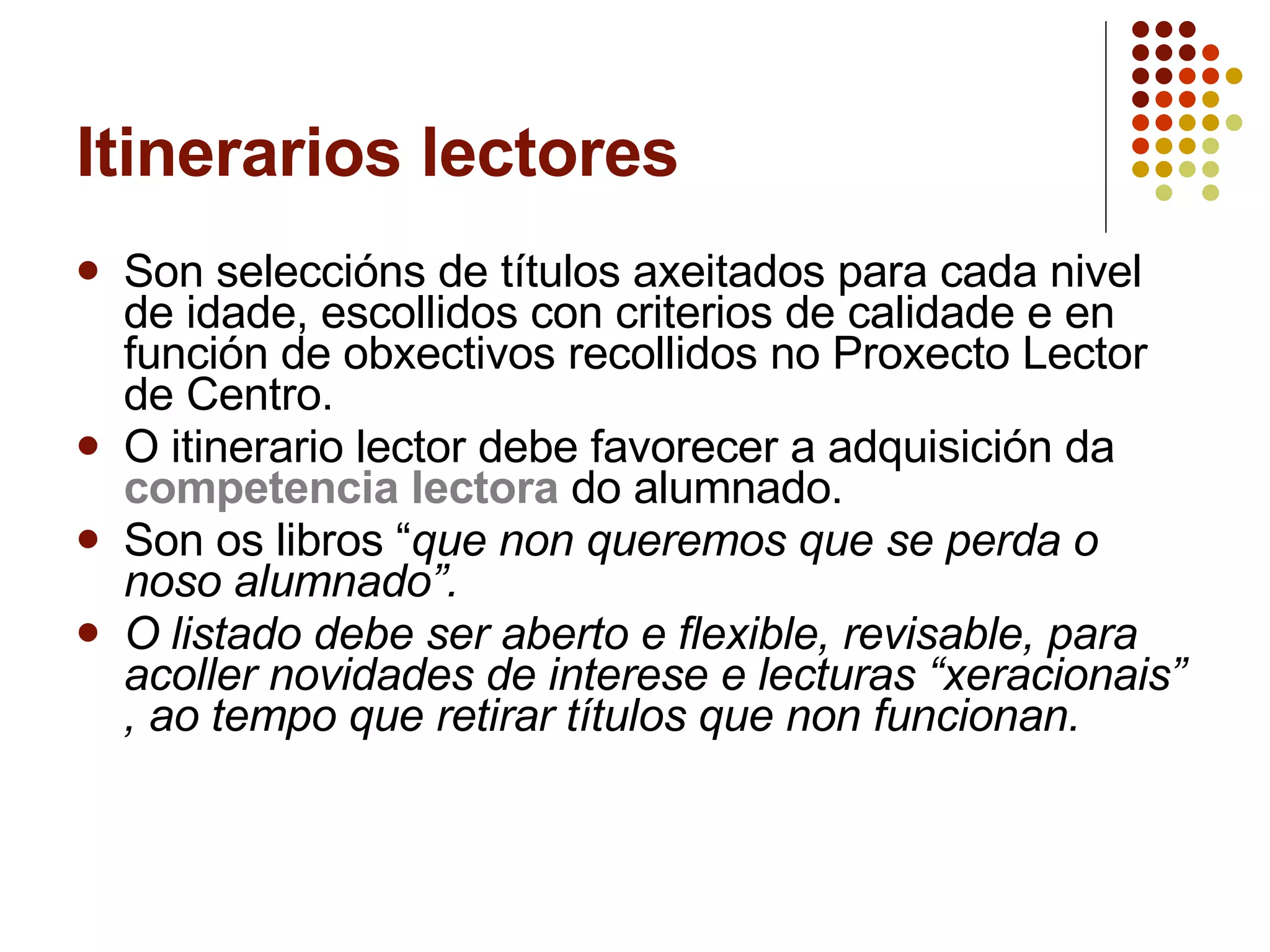 Claves para gañar lectoras e lectores | PPT