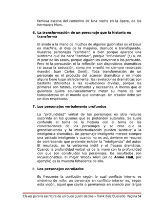 Claves Para La Escritura De Un Buen Guion | PDF