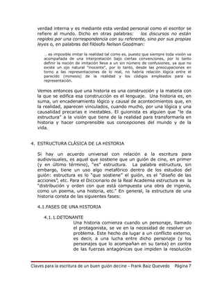 Claves Para La Escritura De Un Buen Guion | PDF