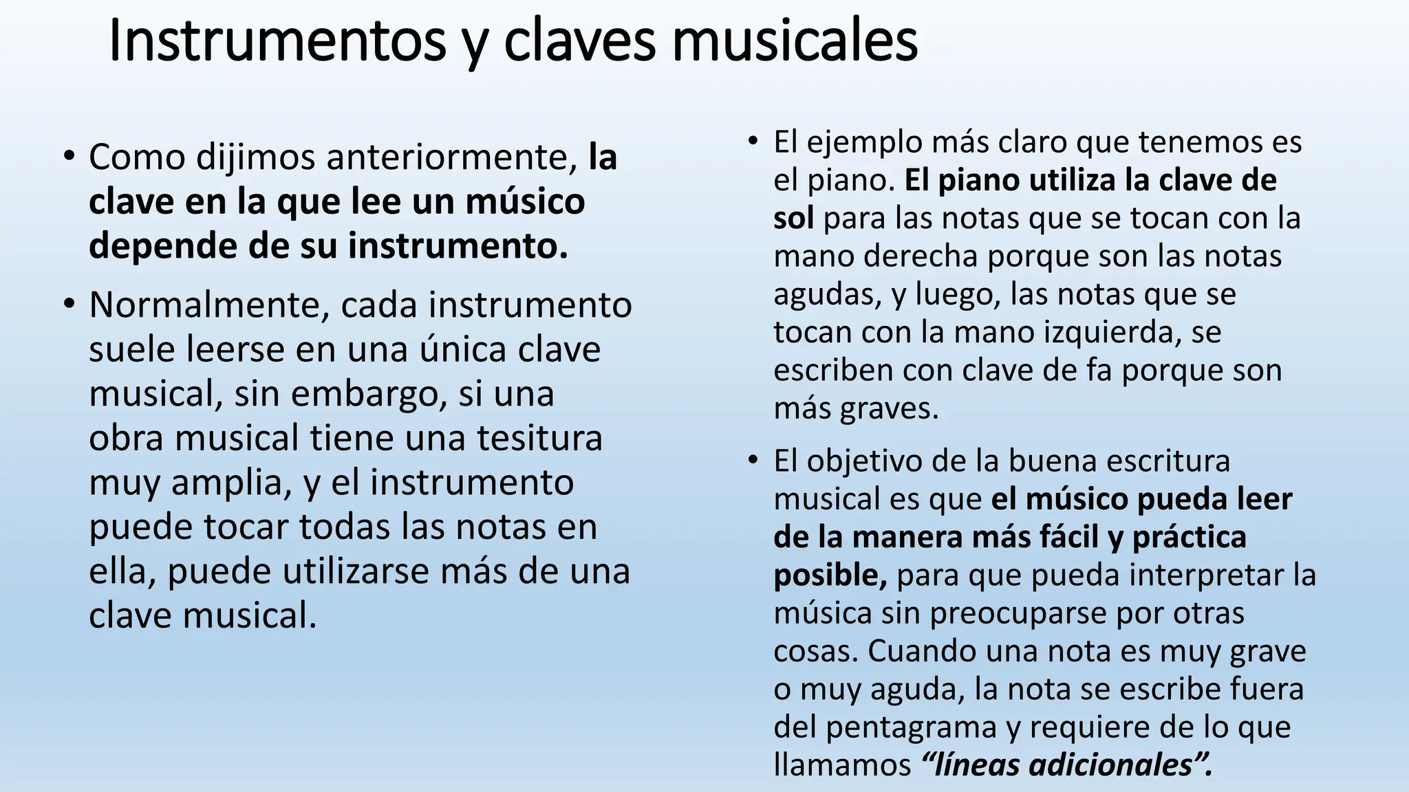 CLAVES MUSICALES diapositivas kdflajojqoiejoiejgoiqje | PPT
