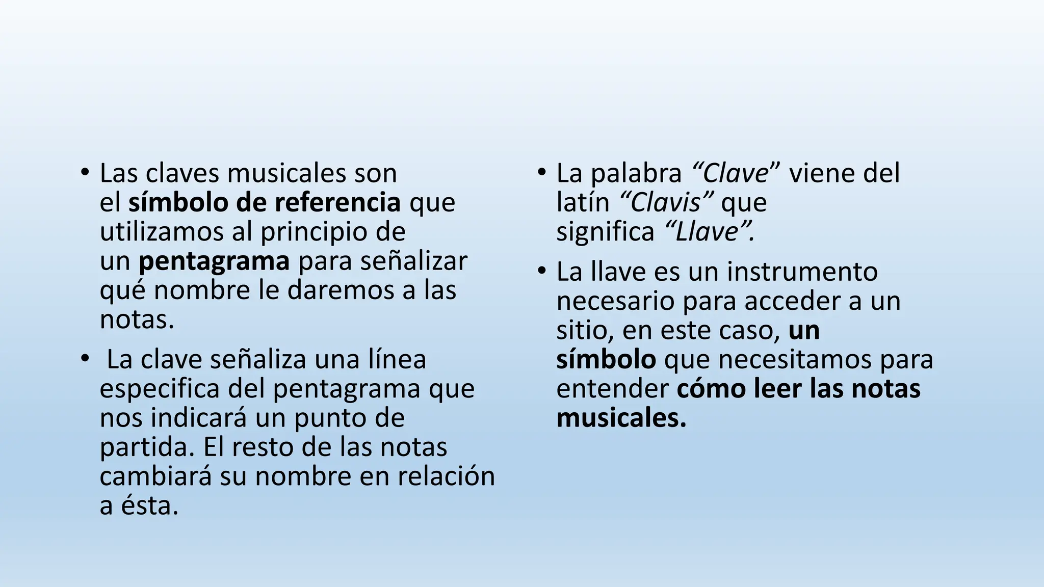 CLAVES MUSICALES diapositivas kdflajojqoiejoiejgoiqje | PPT
