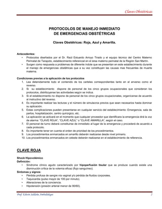 Claves obstetricas | PDF