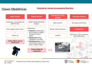 claves obstétricas en Emergencias Obstetricas | PPTX