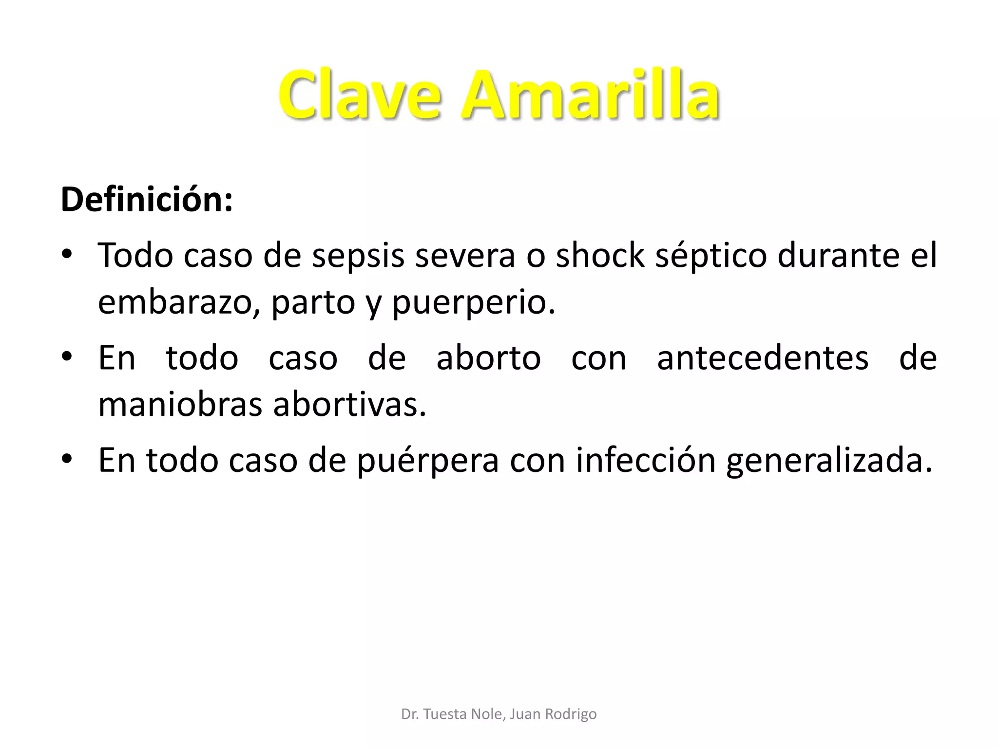 Protocolos de Manejo Inmediato de Emergencias Obstetricas: Claves ...
