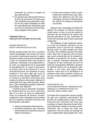 Claves para la enseñanza de la comprensión lectora | PDF