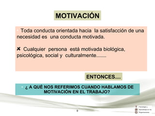 Claves para una motivación eficaz | PPT