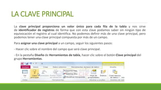Claves y relaciones | PPTX