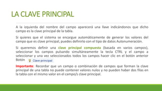 Claves y relaciones | PPTX