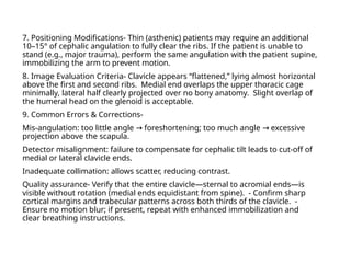 CLAVICLE, ACJ and SCJ radiographic technique.pptx