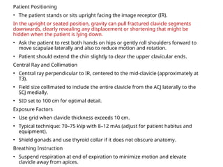 CLAVICLE, ACJ and SCJ radiographic technique.pptx