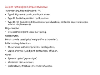 CLAVICLE, ACJ and SCJ radiographic technique.pptx