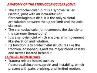 CLAVICLE, ACJ and SCJ radiographic technique.pptx
