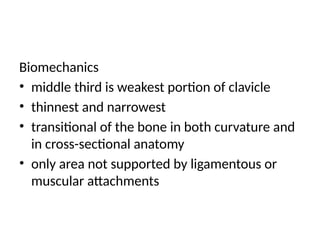 Clavicle Fracture cause management and treatment.pptx