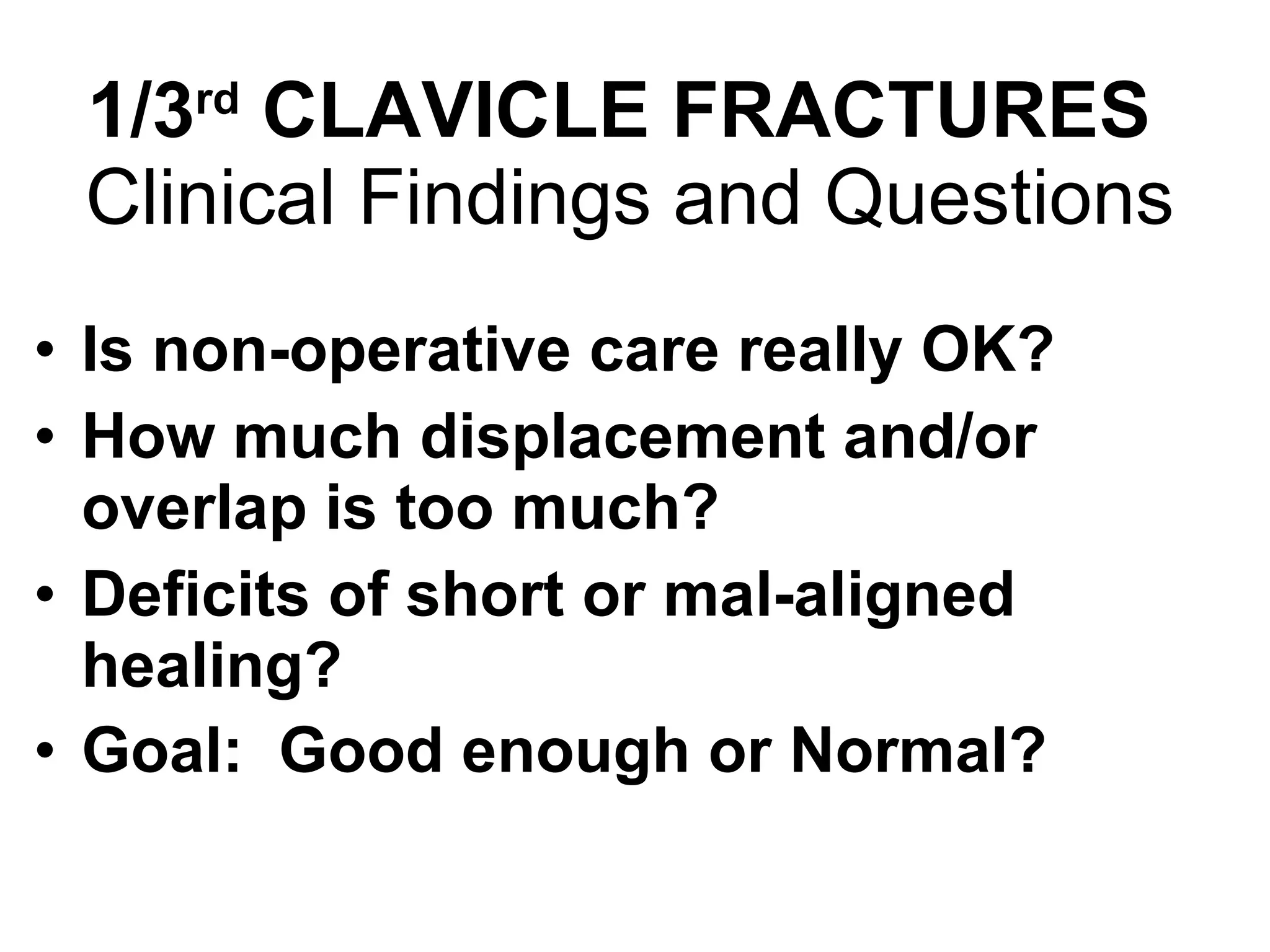 Clavicle fractures | PPT
