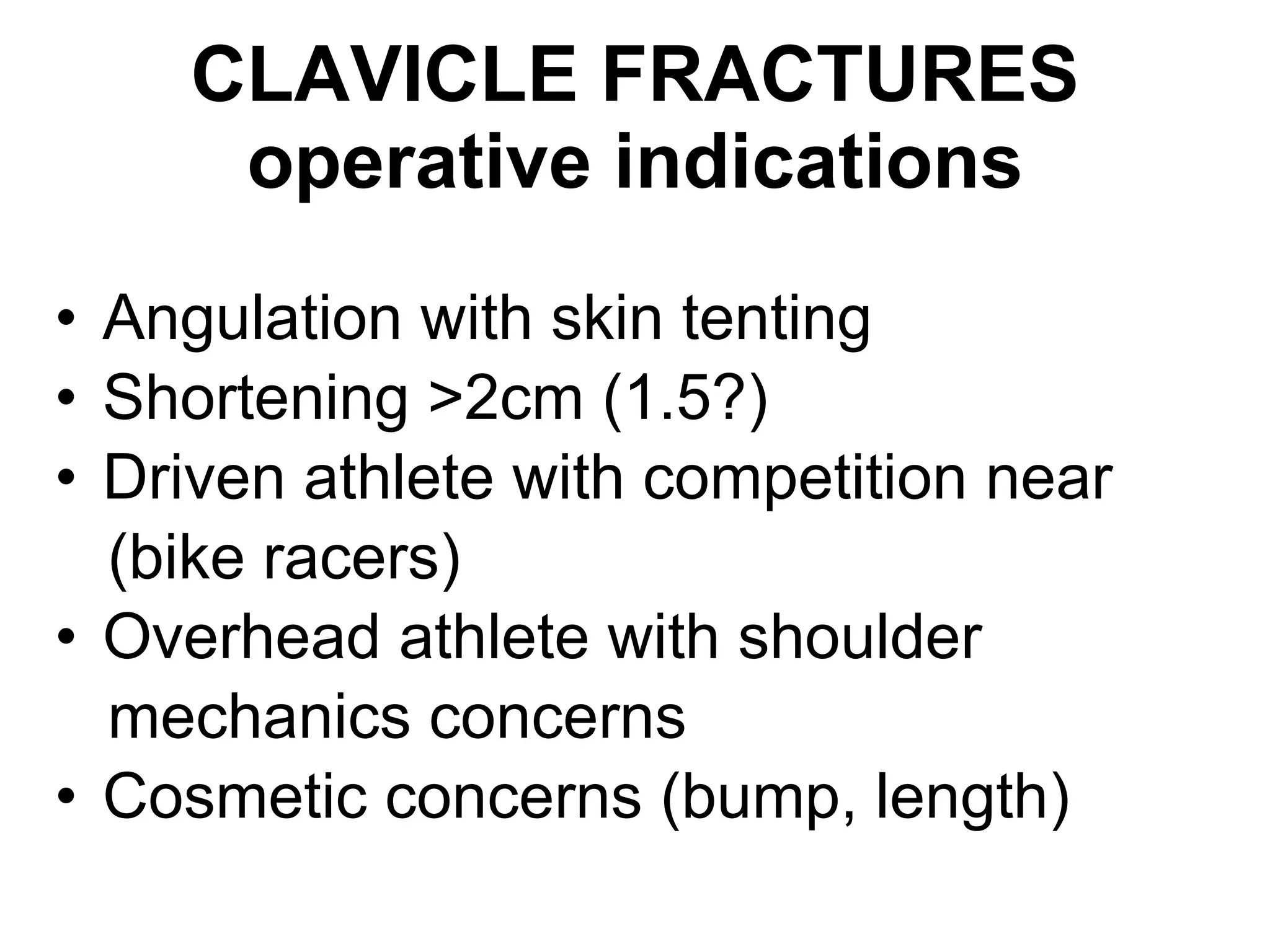 Clavicle fractures | PPT
