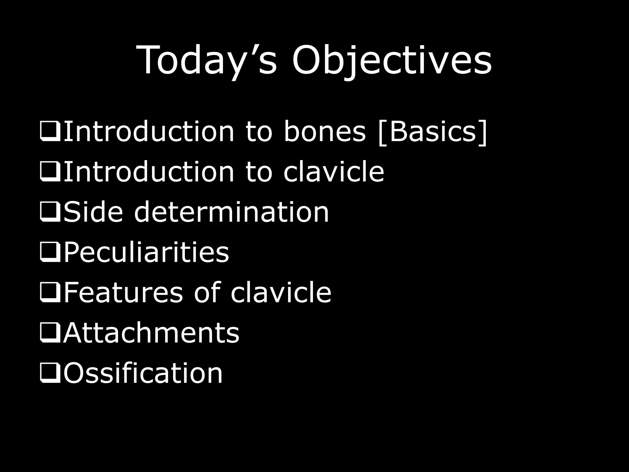 CLAVICLE PPT.pptx Presentation on clavicle | PPTX