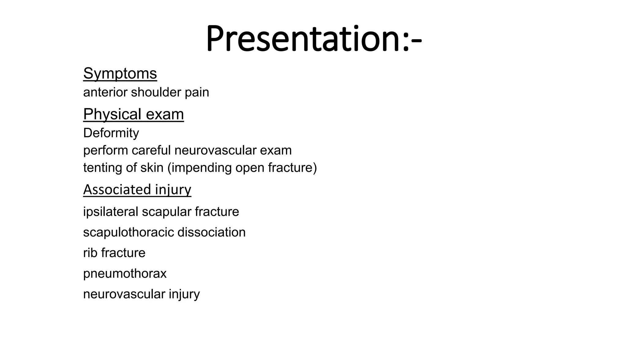 Clavicular fracture & acj injury | PPTX