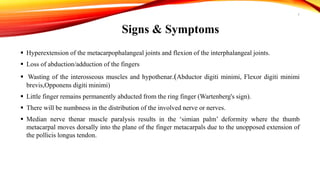 Claw Hand,Definition,Causes,Types,Symptoms and Management | PPTX