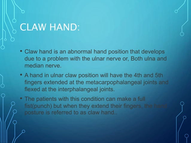 CLAW HAND.pptx