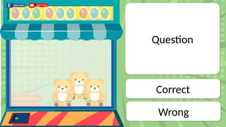 Claw Machine PowerPoint Presentation Template Game | PPTX