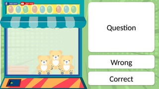 Claw Machine PowerPoint Presentation Template Game | PPTX