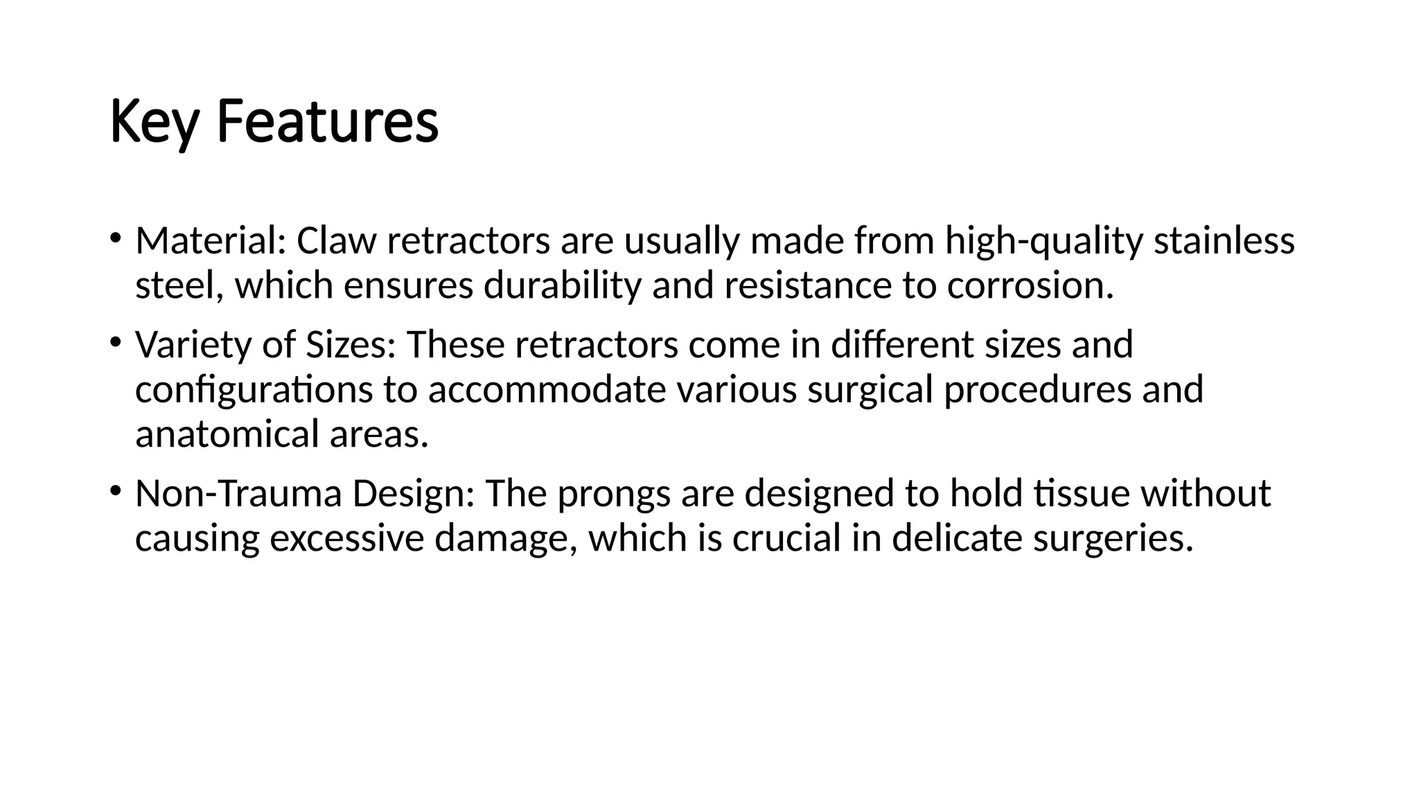 Claw retractor by grey medical.......... | PPT