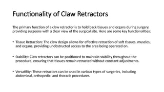 Claw retractor by grey medical.......... | PPT | Free Download